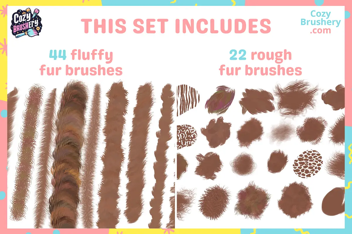 Procreate Furry Brushes MaxPack - Free Download