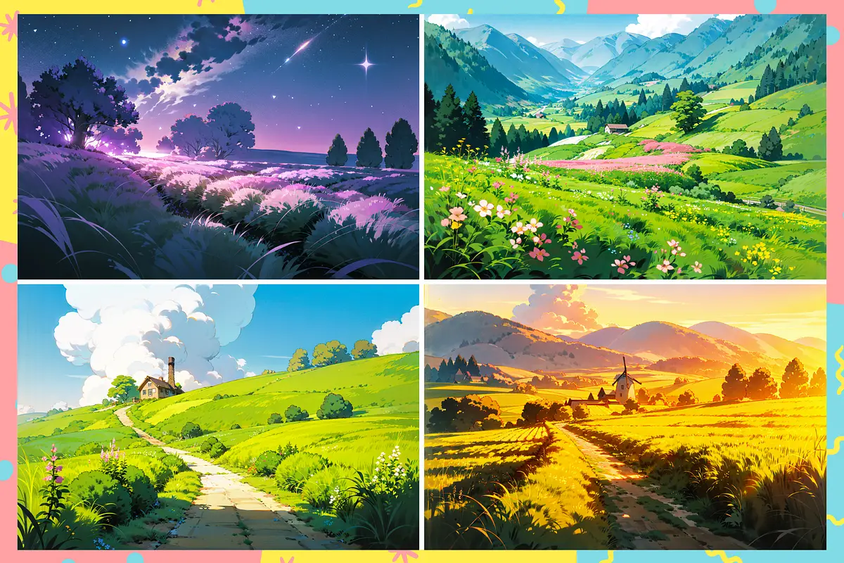 Procreate Ghibli Nature Brushes - Brushes Pack