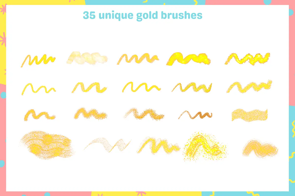 Procreate Gold Brushes Free Download