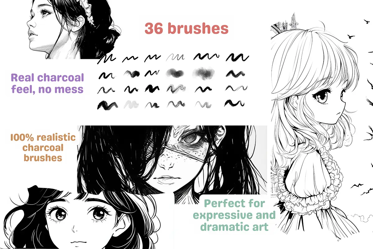 Procreate Inktober Inking Brushes Free Download