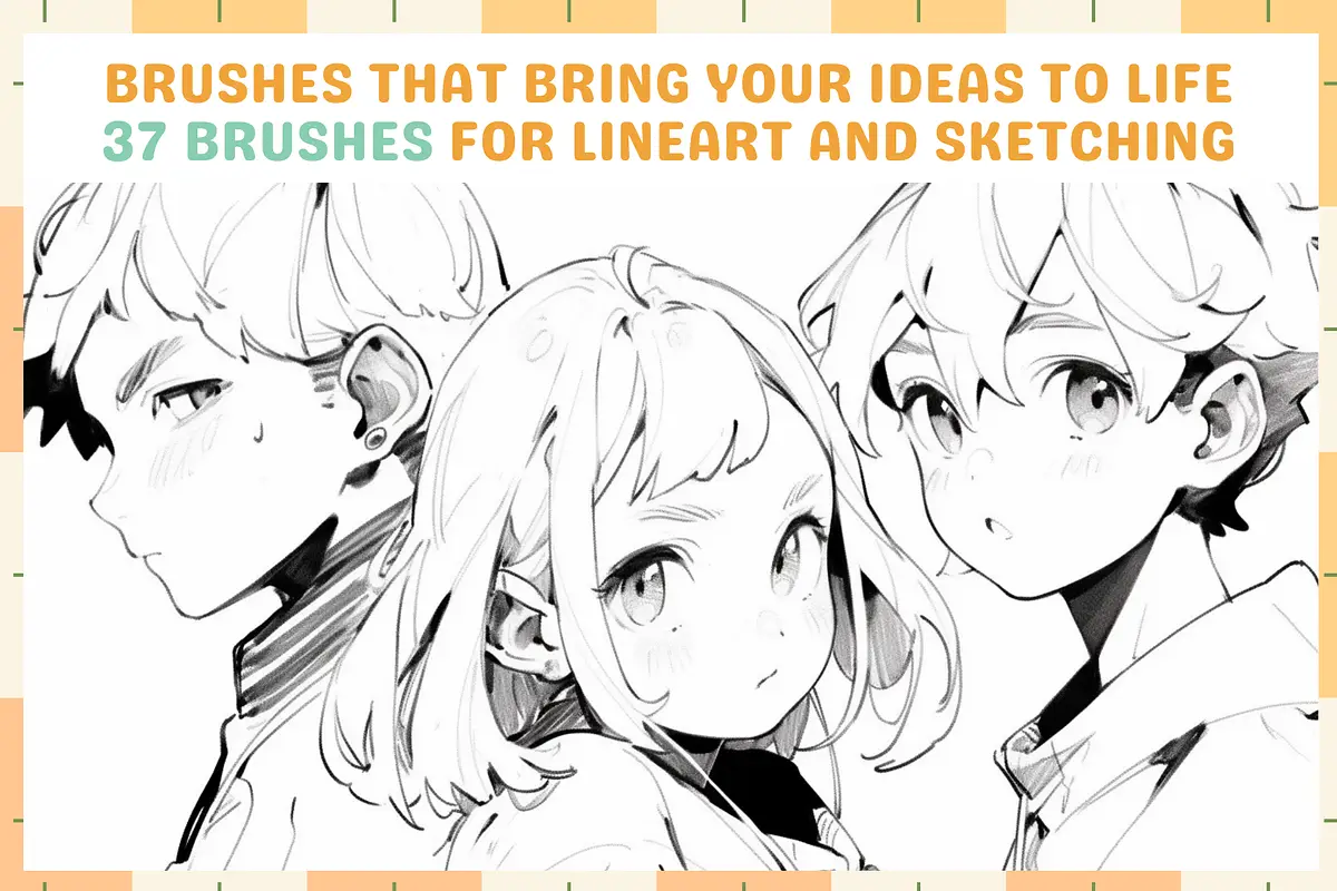 Procreate Sketch and Lineart Brushes - Free Download