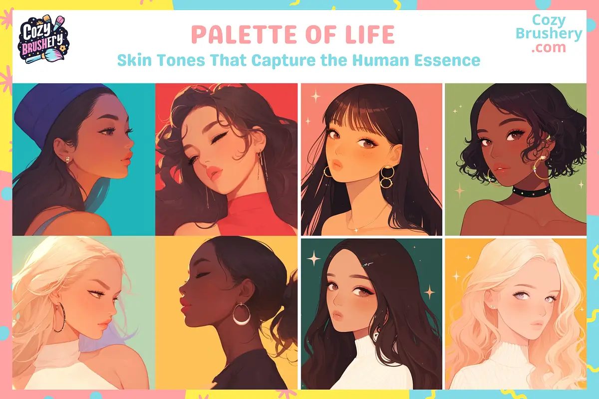 Procreate Skin Tone Swatches Palette Free Download
