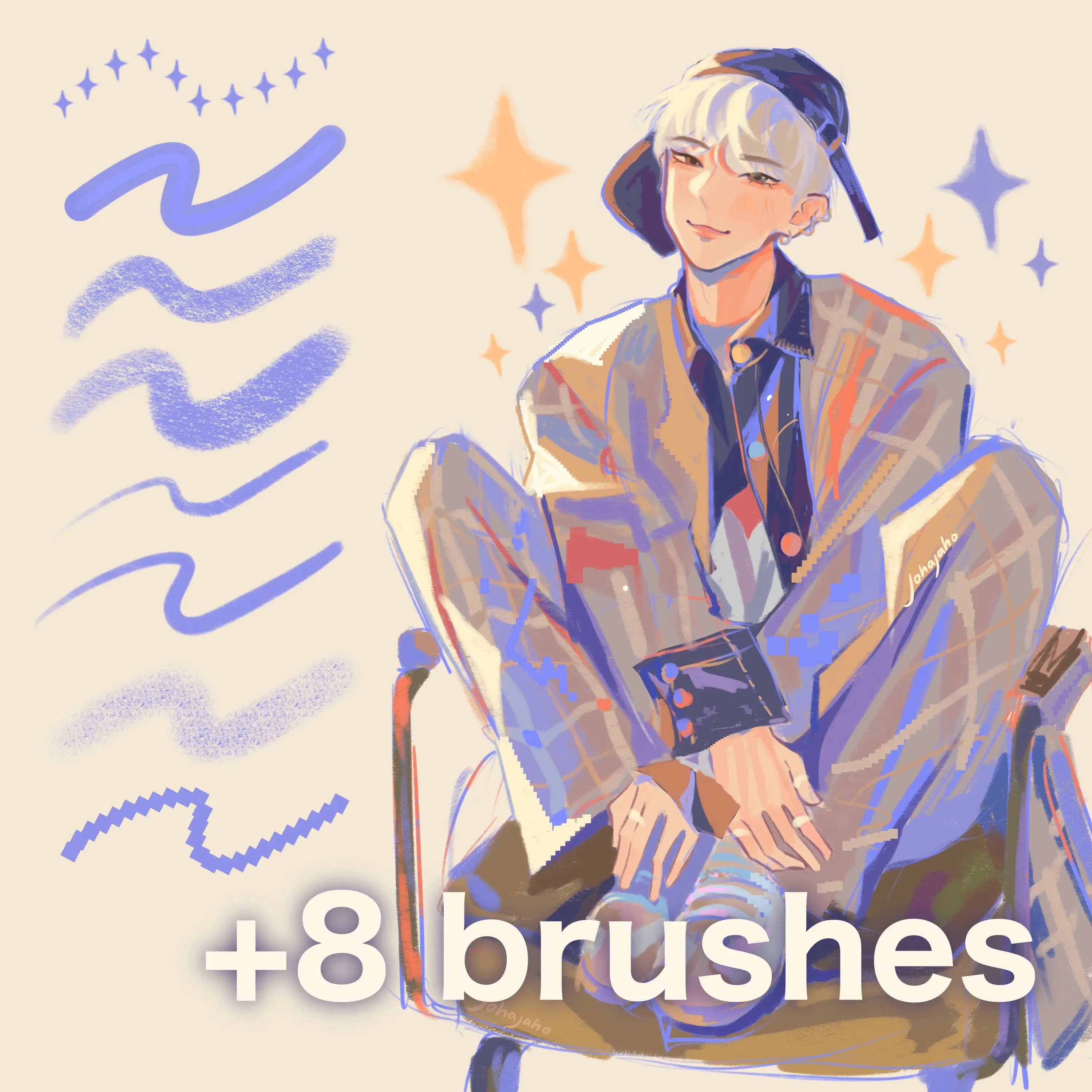 Secret garden brush procreate - Brushes Pack