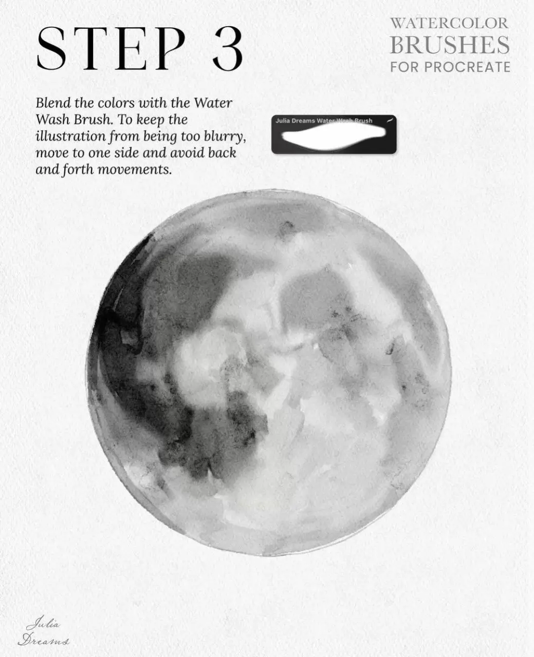 Step by step drawing moon for procreate Free Download