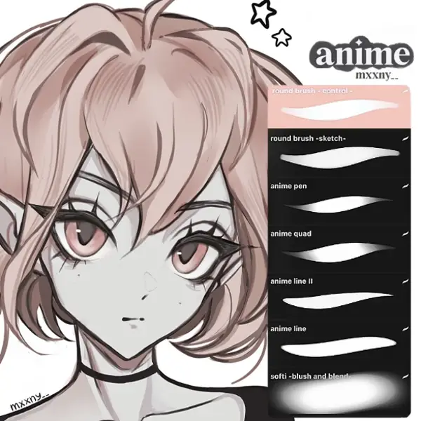 Anime Pack + Essential Pack BUNDLE for Procreate – Digital Art