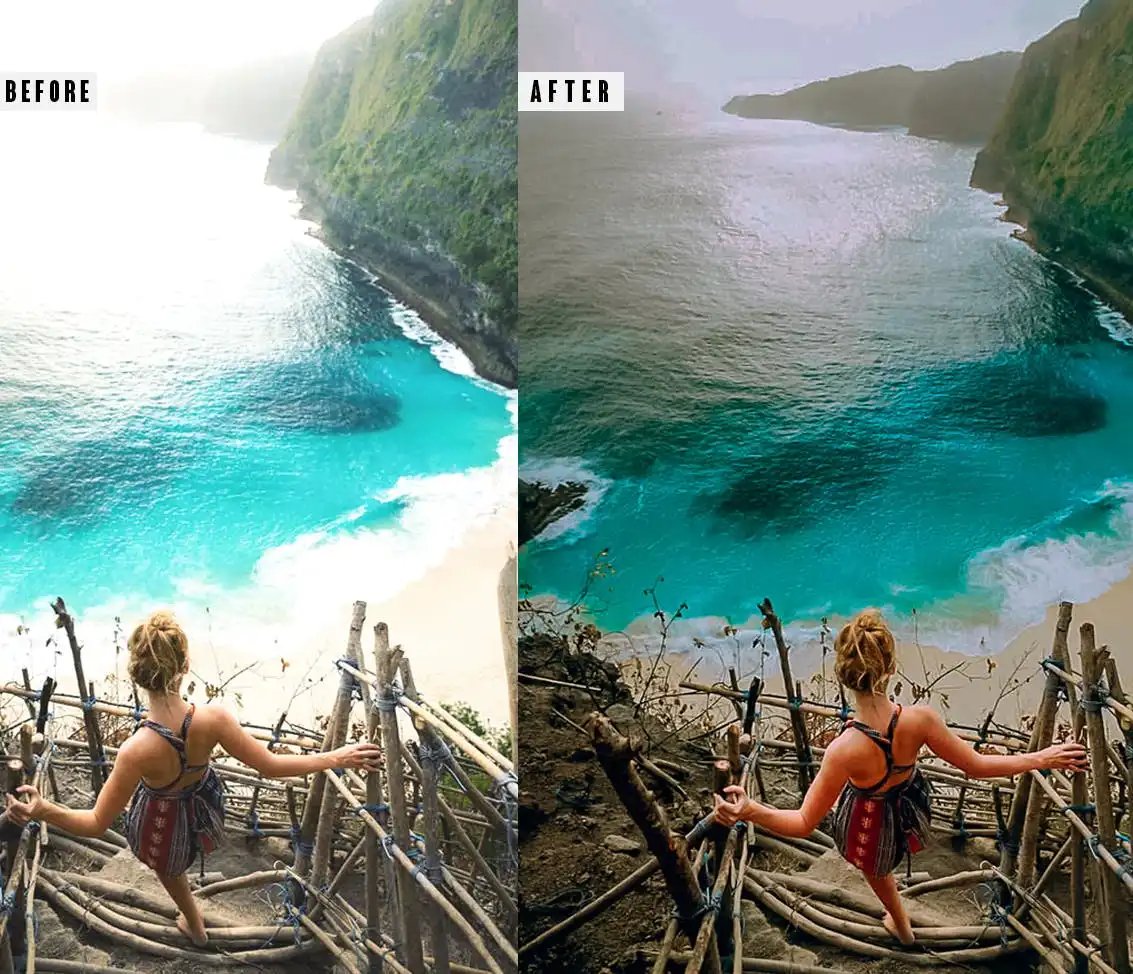 Landscape Photoshop Action & Lightrom Presets Free Download