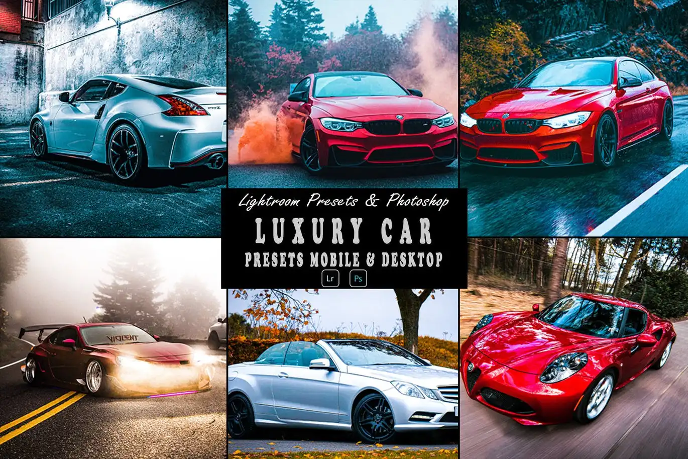 Luxury Car Photoshop Action & Lightrom Preset Free Download
