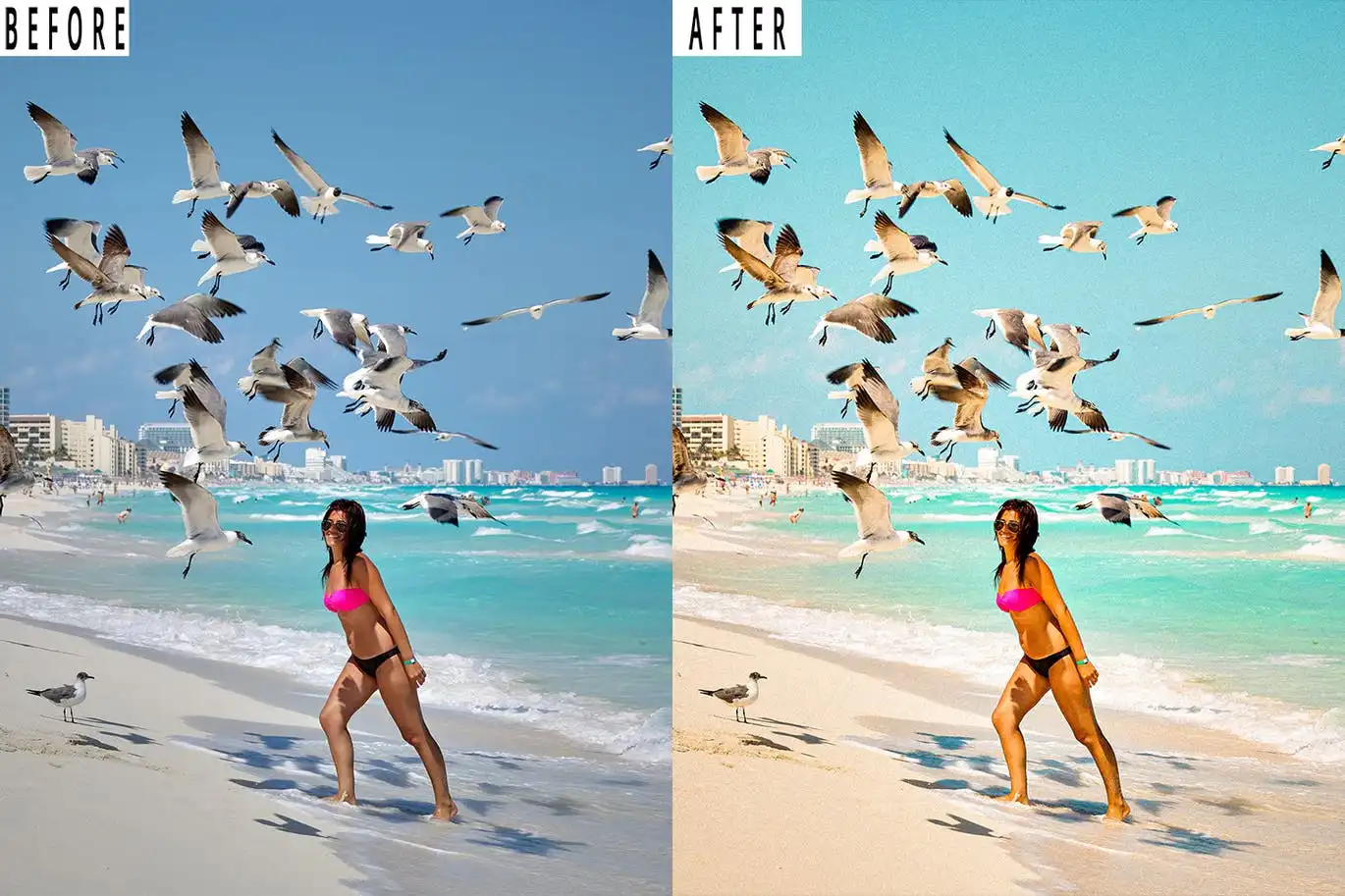 Rio Beach Tone Photoshop Action & Lightrom Presets Free Download