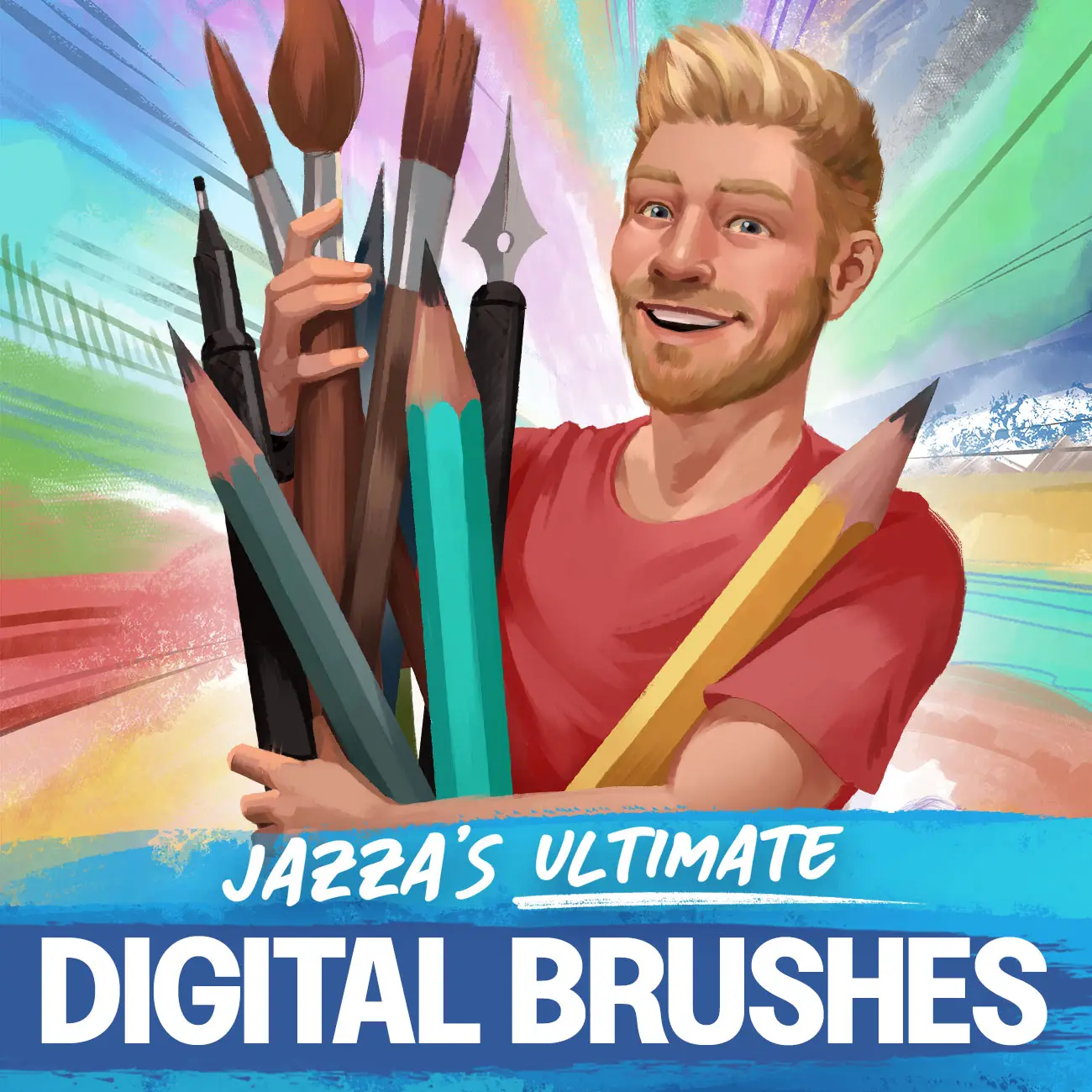 Jazza's Ultimate Digital Painting Bundle for Photoshop, Procreate ...