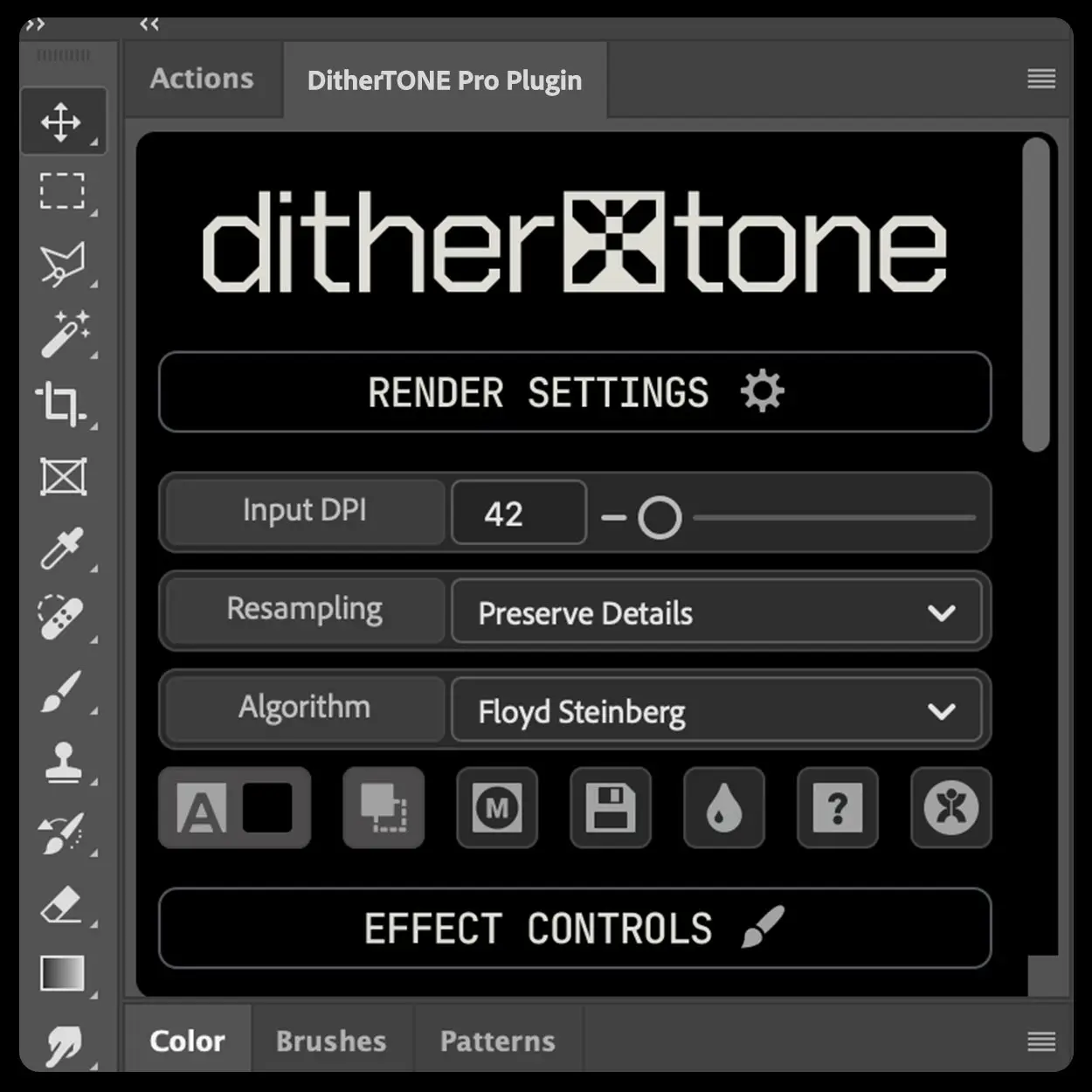 Dithertone Pro – Halftone Effect Plugin for Photoshop