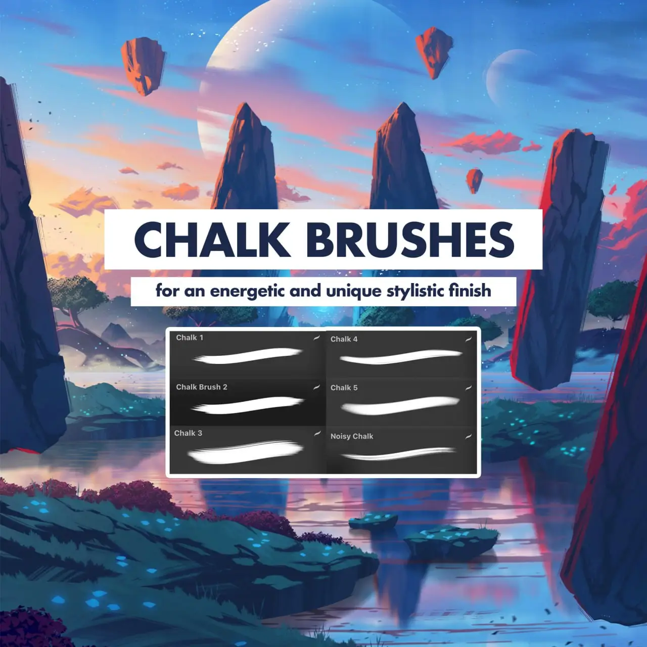 Procreate Essentials Brush Pack – Brushes for Digital Artists