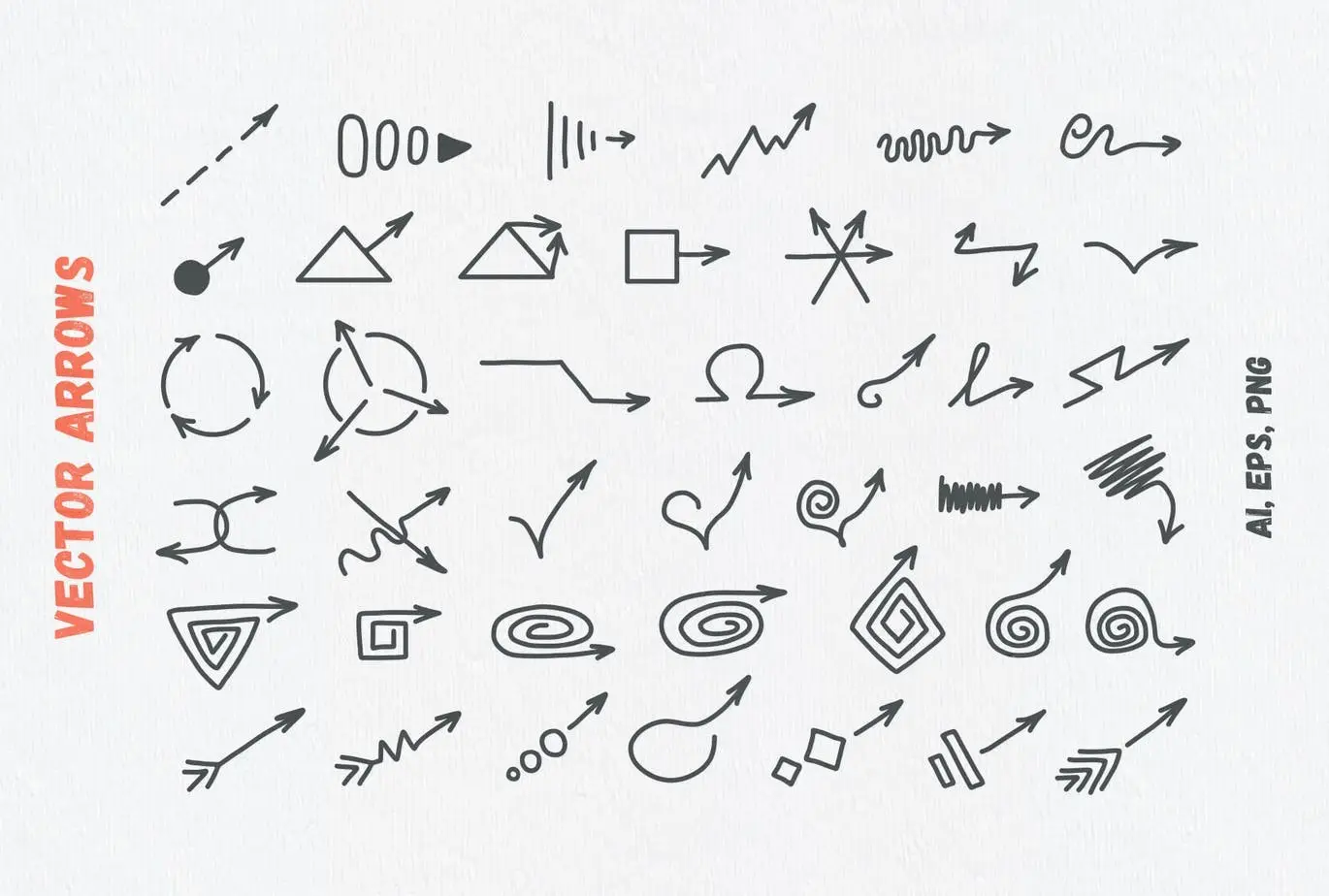 Arrow Head Pattern Brushes for Procreate