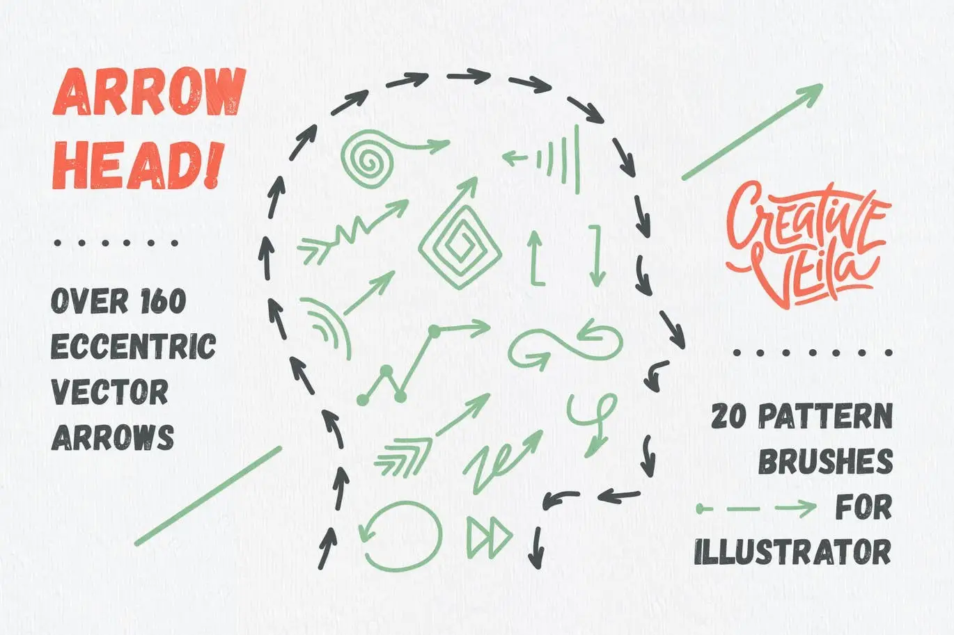 Arrow Head Pattern Brushes for Procreate