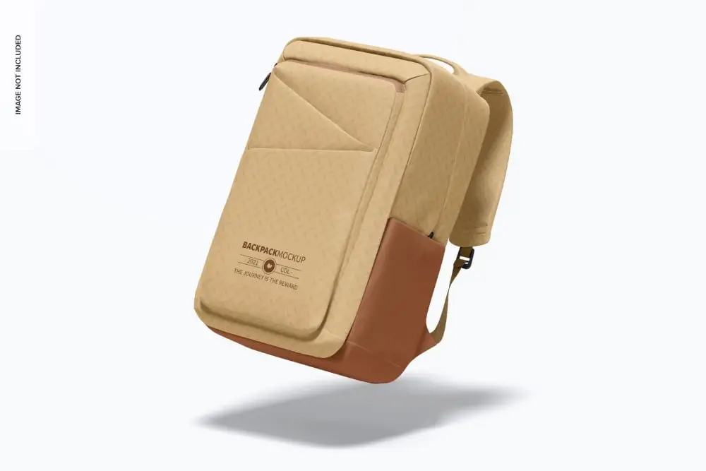 Backpacks Mockup - High-Quality PSD Template