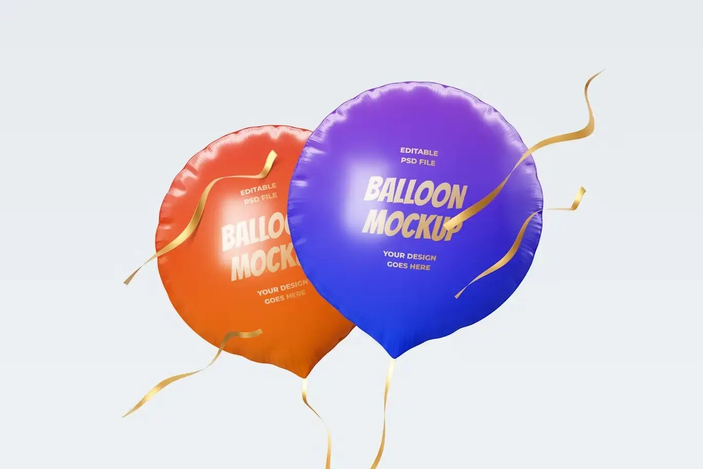 Balloon Mockup for Creative Designs