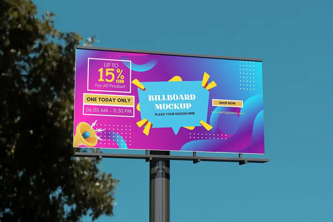 Billboard Mockup for Photoshop