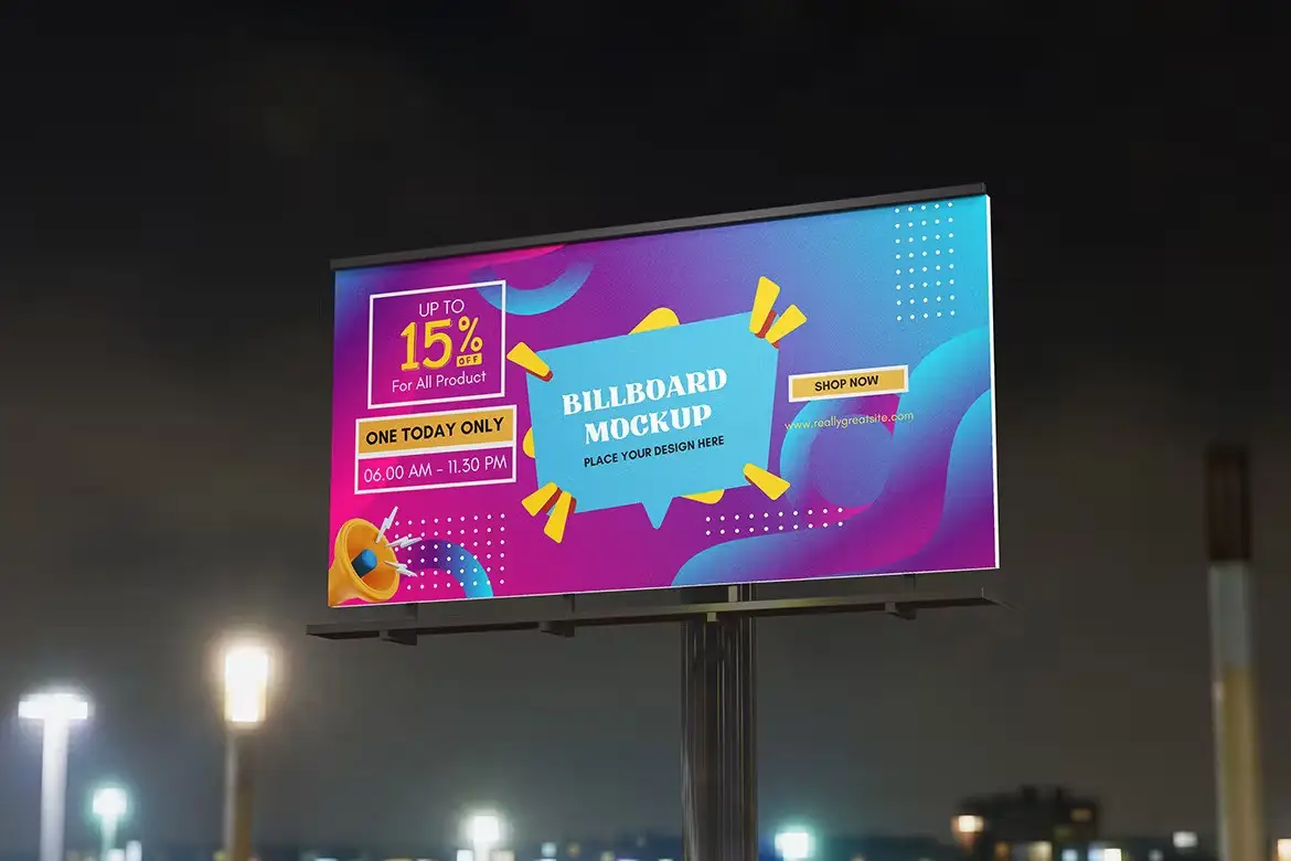 Billboard Mockup for Photoshop