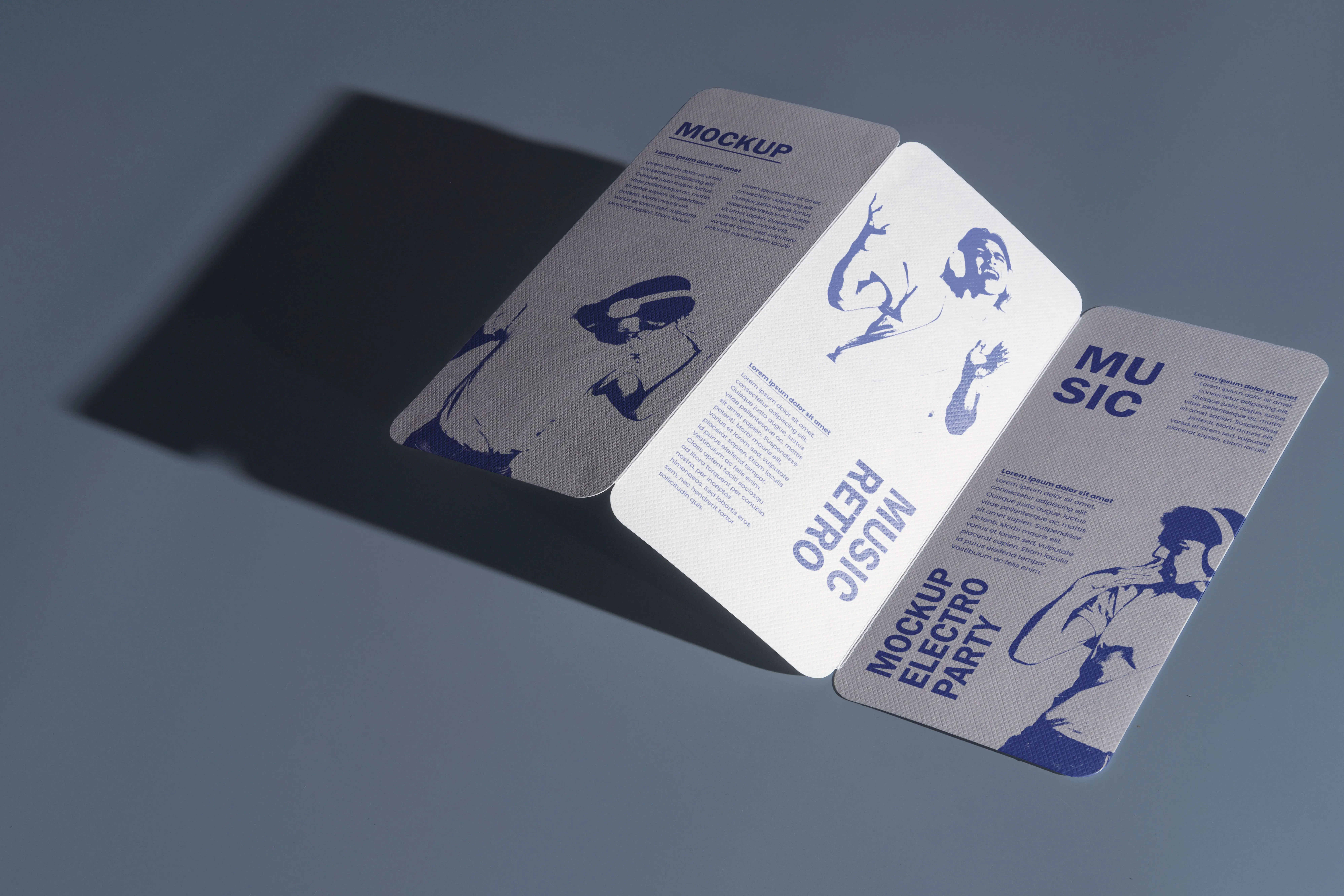 Brochure And Magazine Mock-Up Design With Shadows 4