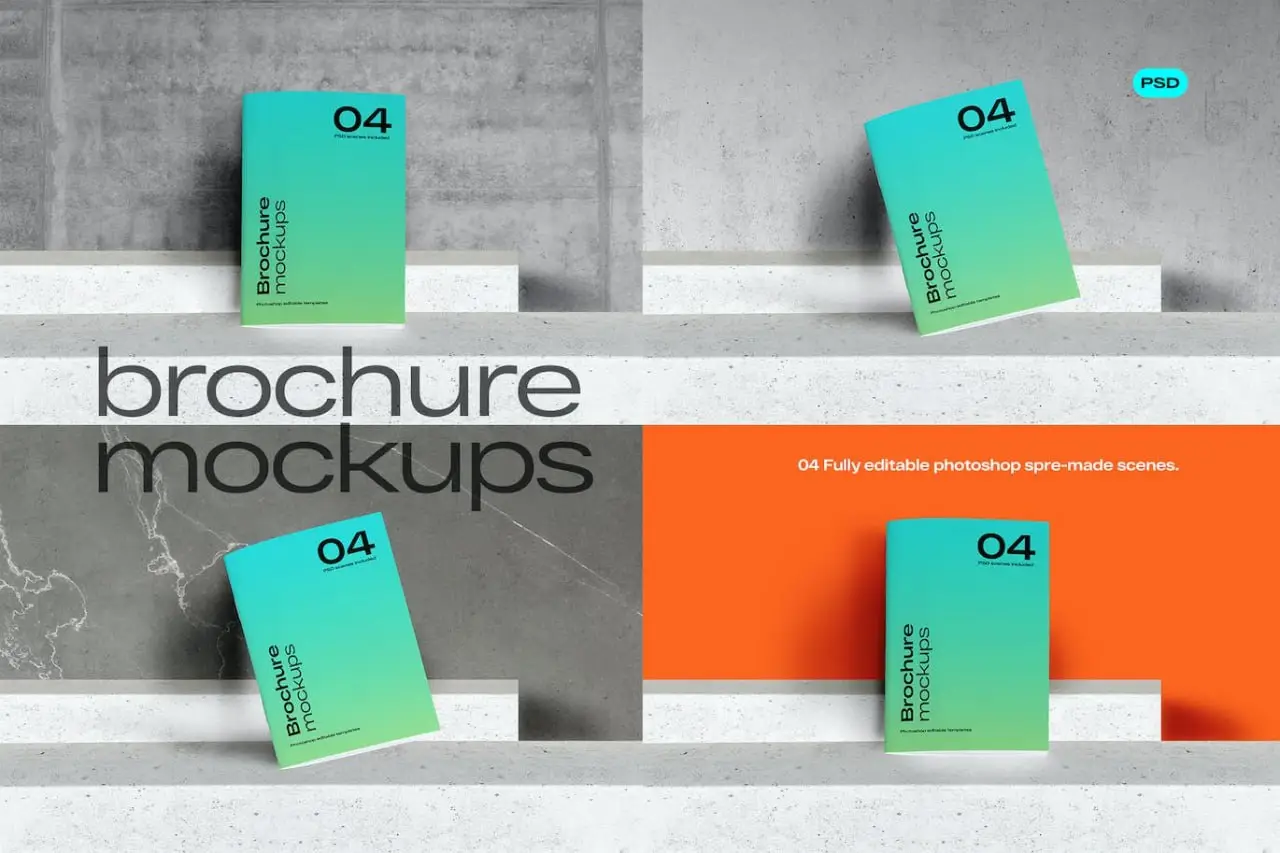 Brochure Mockup for Professional Presentations