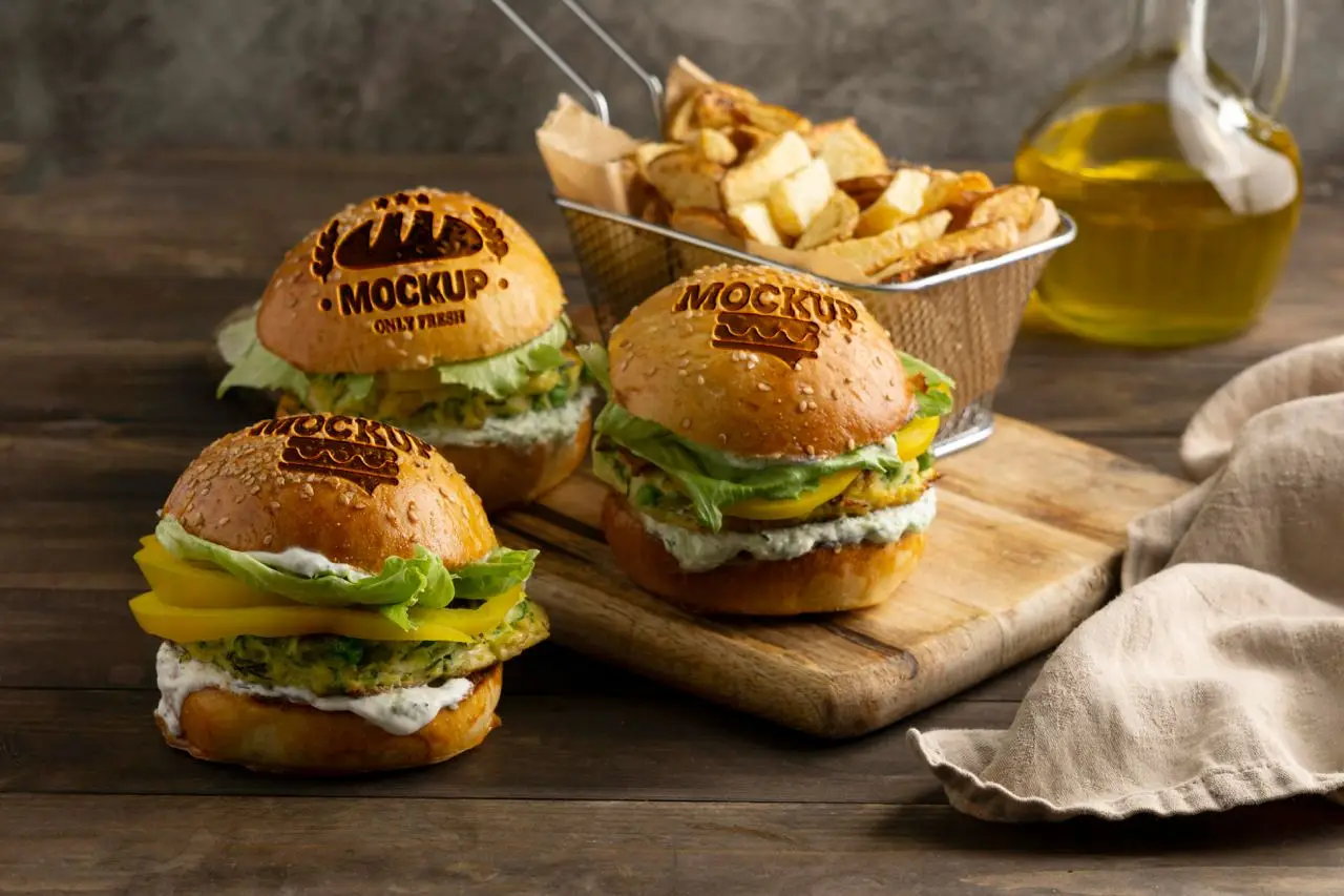 Burger Mockup for Stunning Presentations