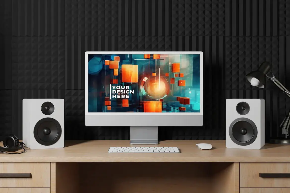 Computer Mockup for Stunning Presentations