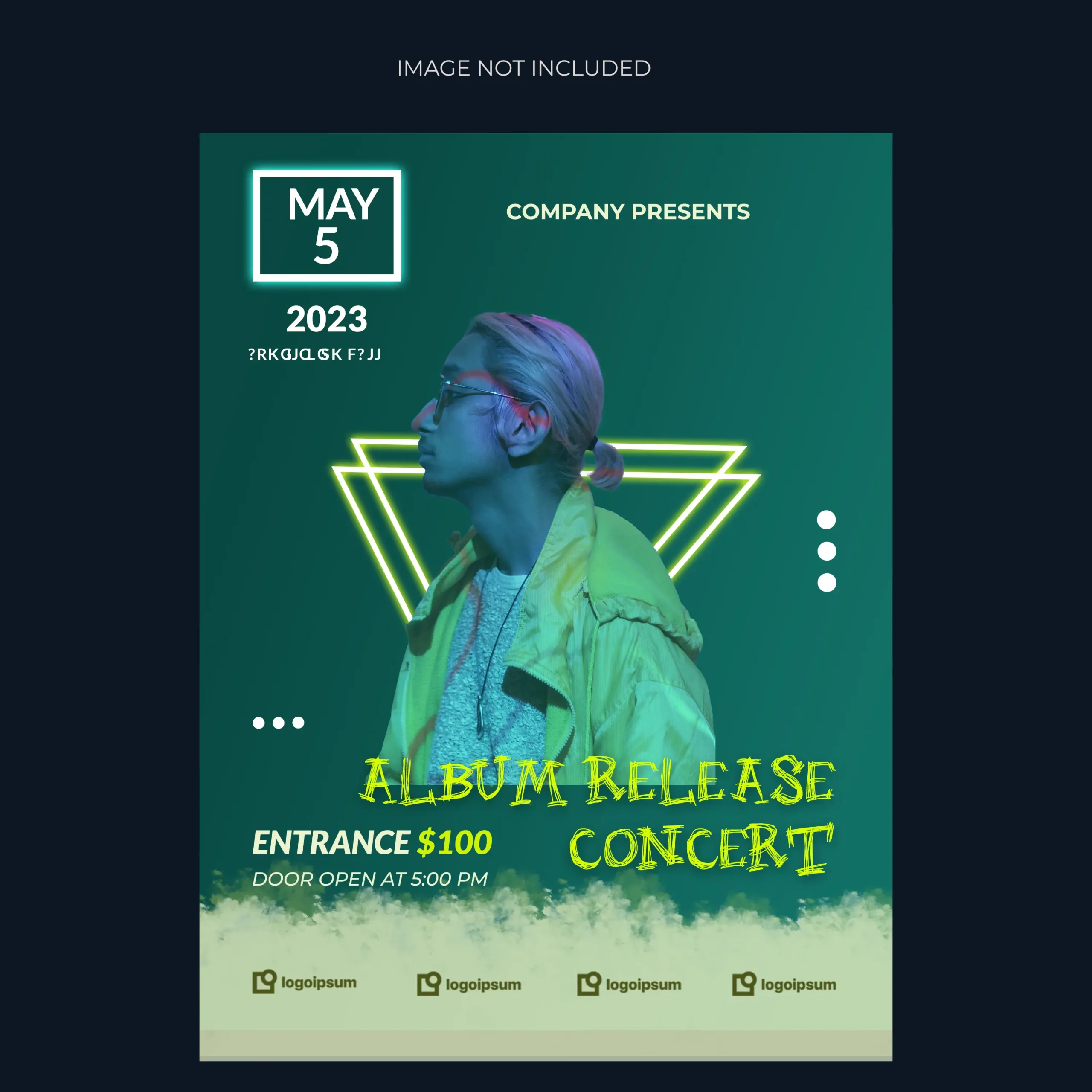 Concert Poster Flyer Design Template