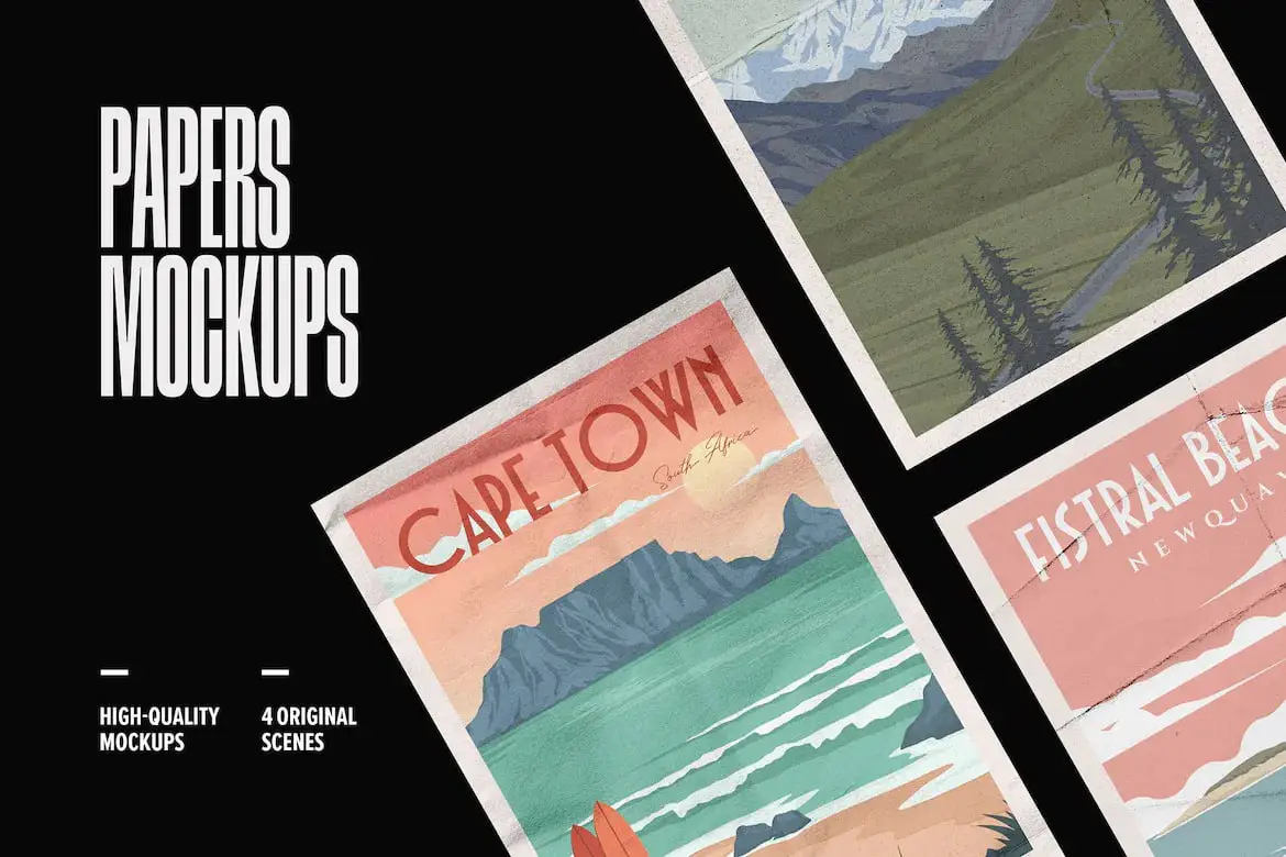 Crumpled Paper Mockup for Creative Designs