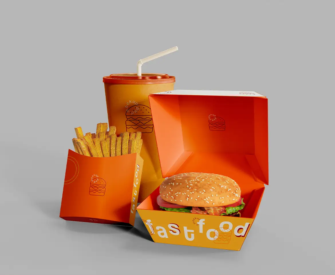 Fast Food Mockup for Photoshop