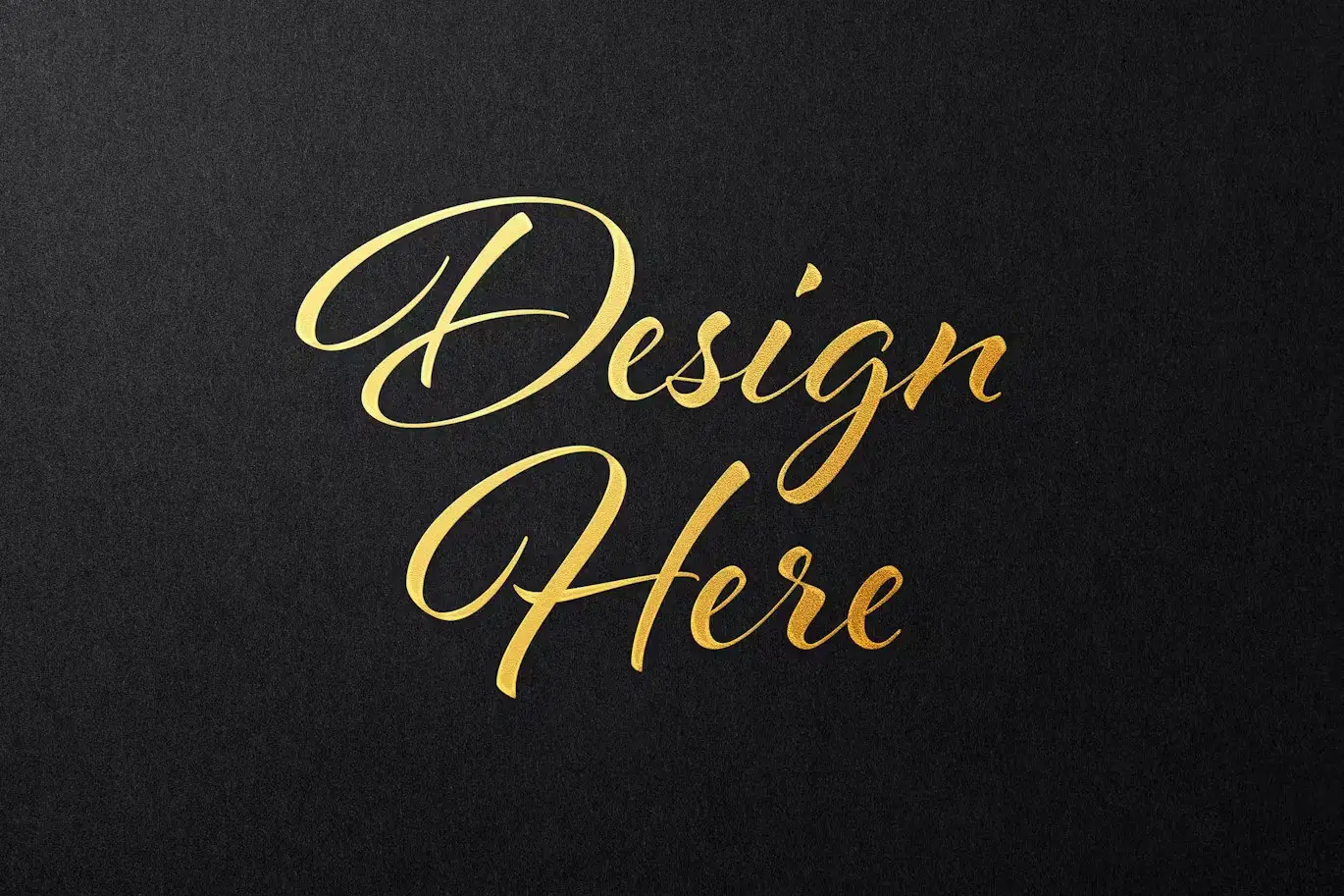 Gold Foil Logo Mockup for Photoshop