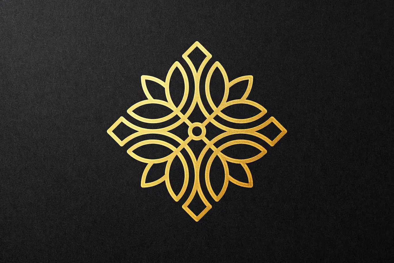 Gold Foil Logo Mockup for Photoshop