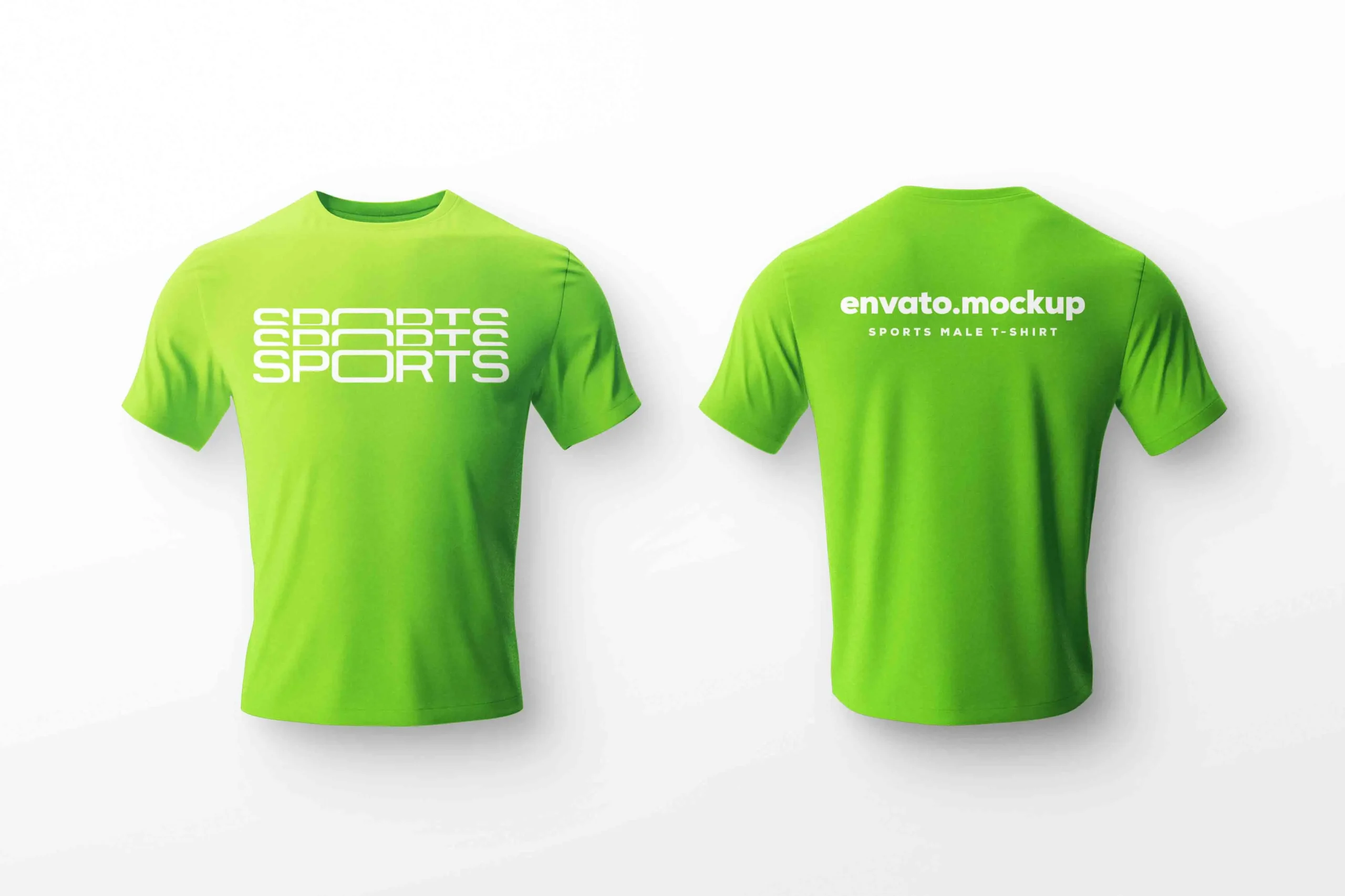 Male T-Shirt Mockup for Designers