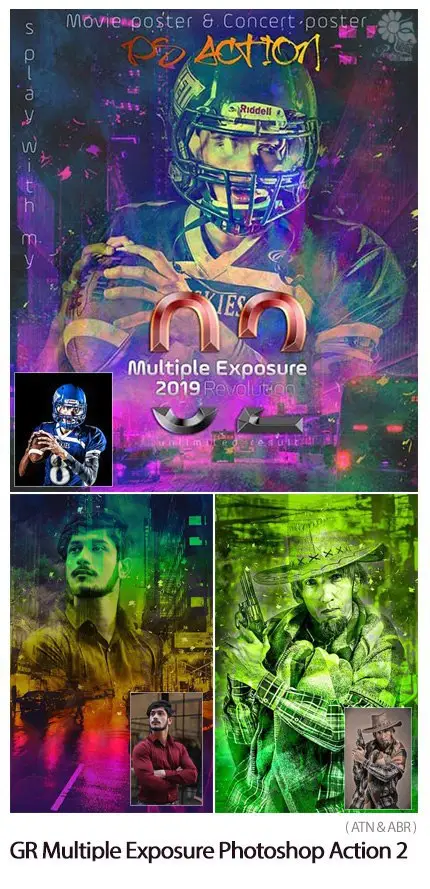 Multiple Exposure Photoshop Action for Stunning Effects