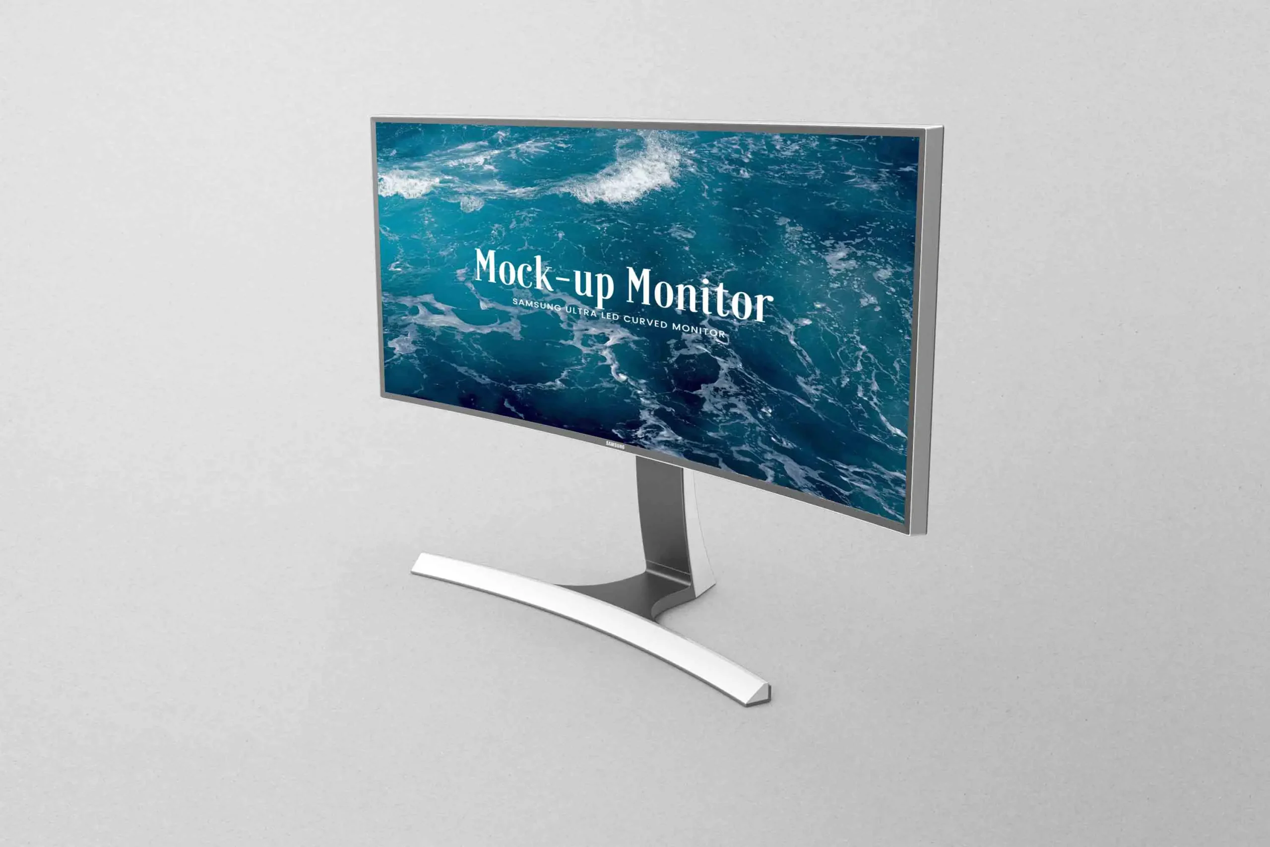 Samsung Ultra Monitor Mockup for Designers