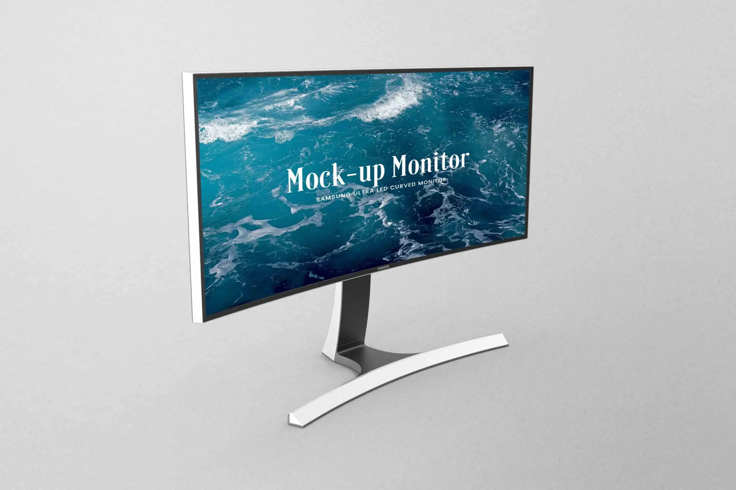 Samsung Ultra Monitor Mockup for Designers