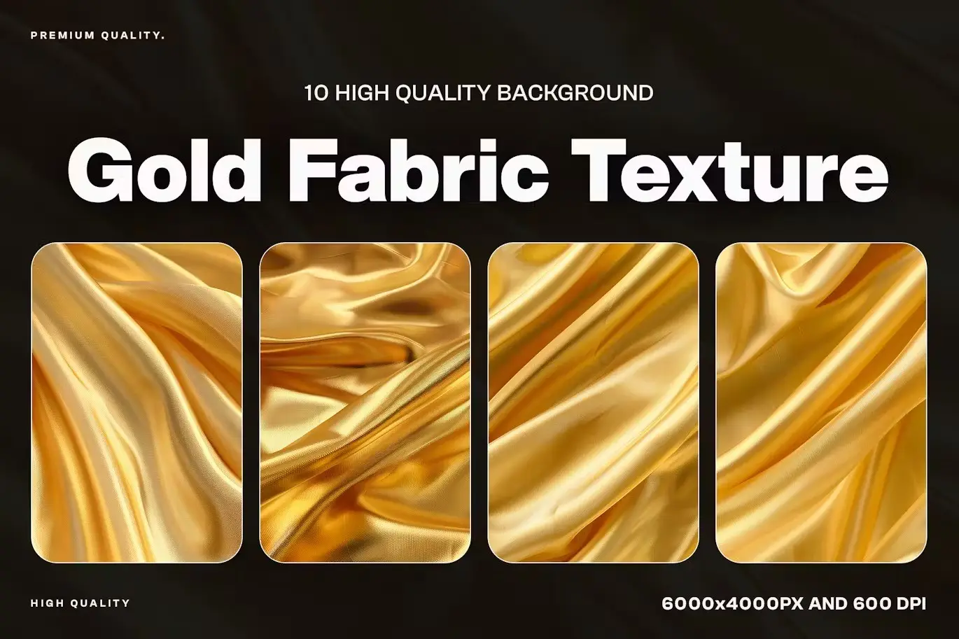 10 Gold Fabric Textures for Stunning Designs