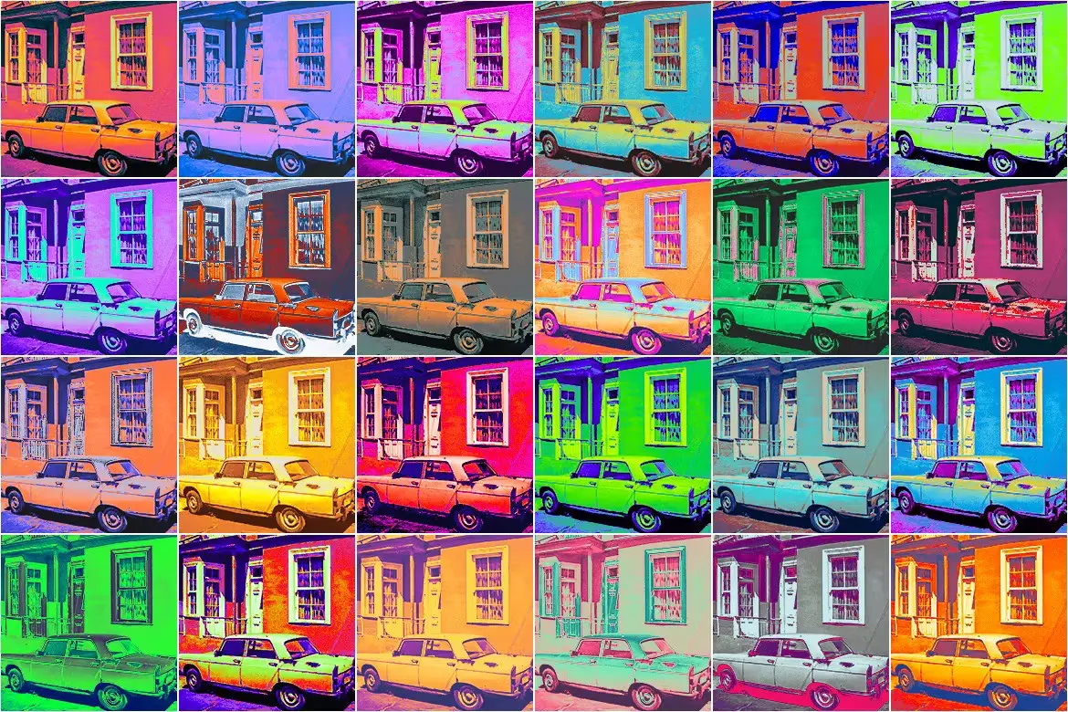 100 Acidify Gradient Maps for Photoshop