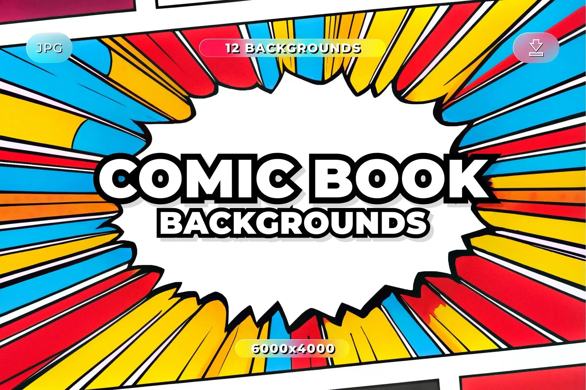 12 Unique Comic Book Backgrounds for Your Projects