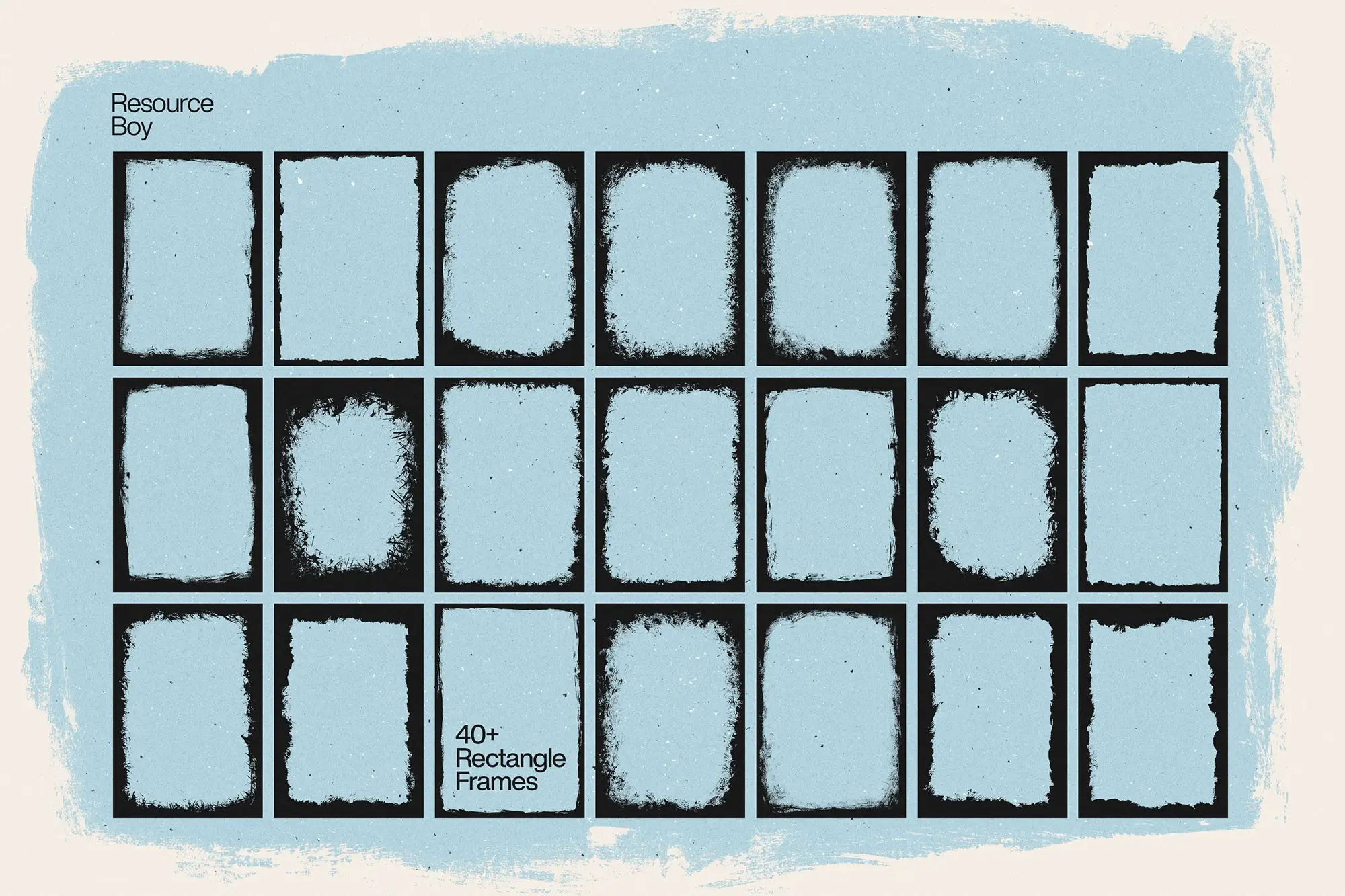 120+ Grunge Frame & Border Textures