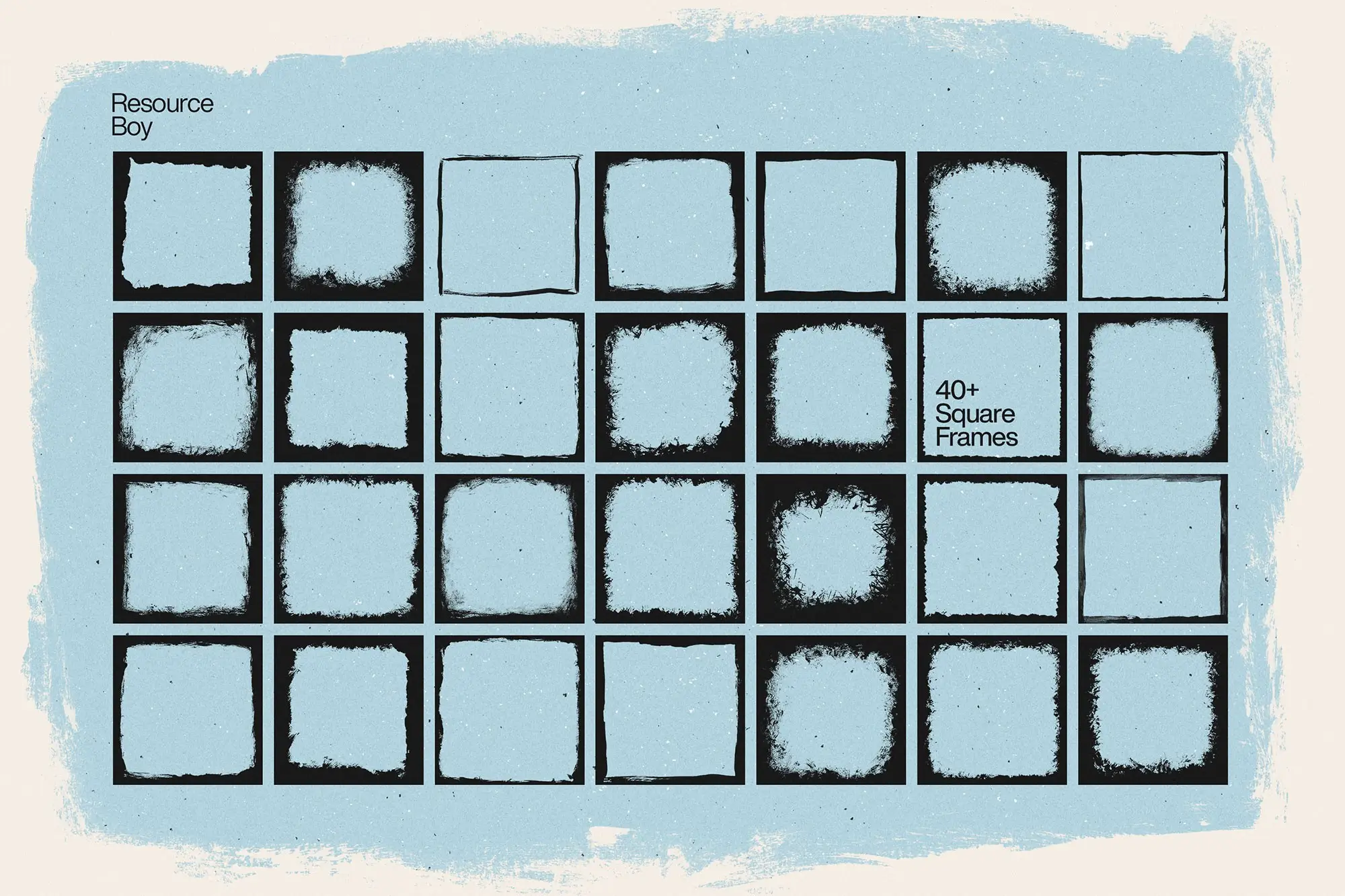 120+ Grunge Frame & Border Textures