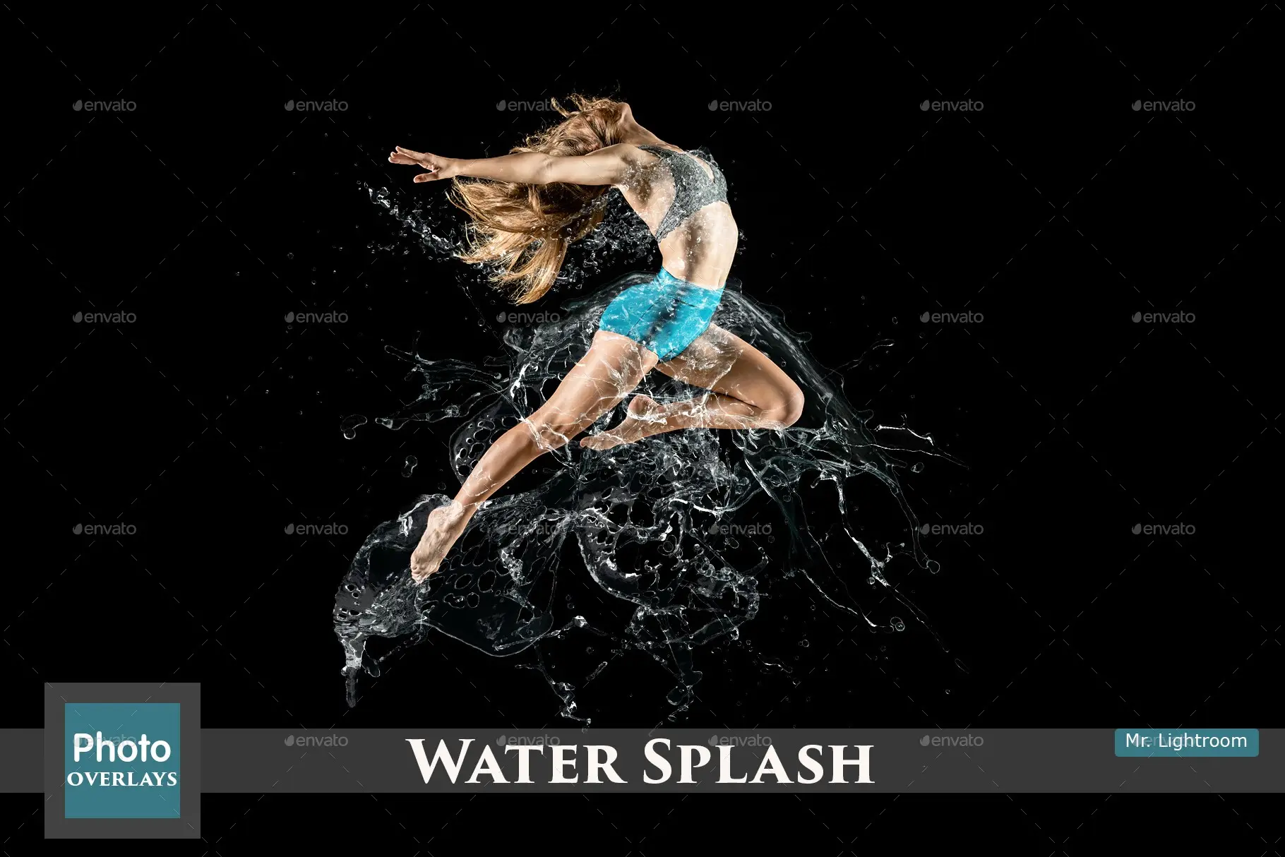 130 Water Splash Photo Overlays - Enhance Your Images