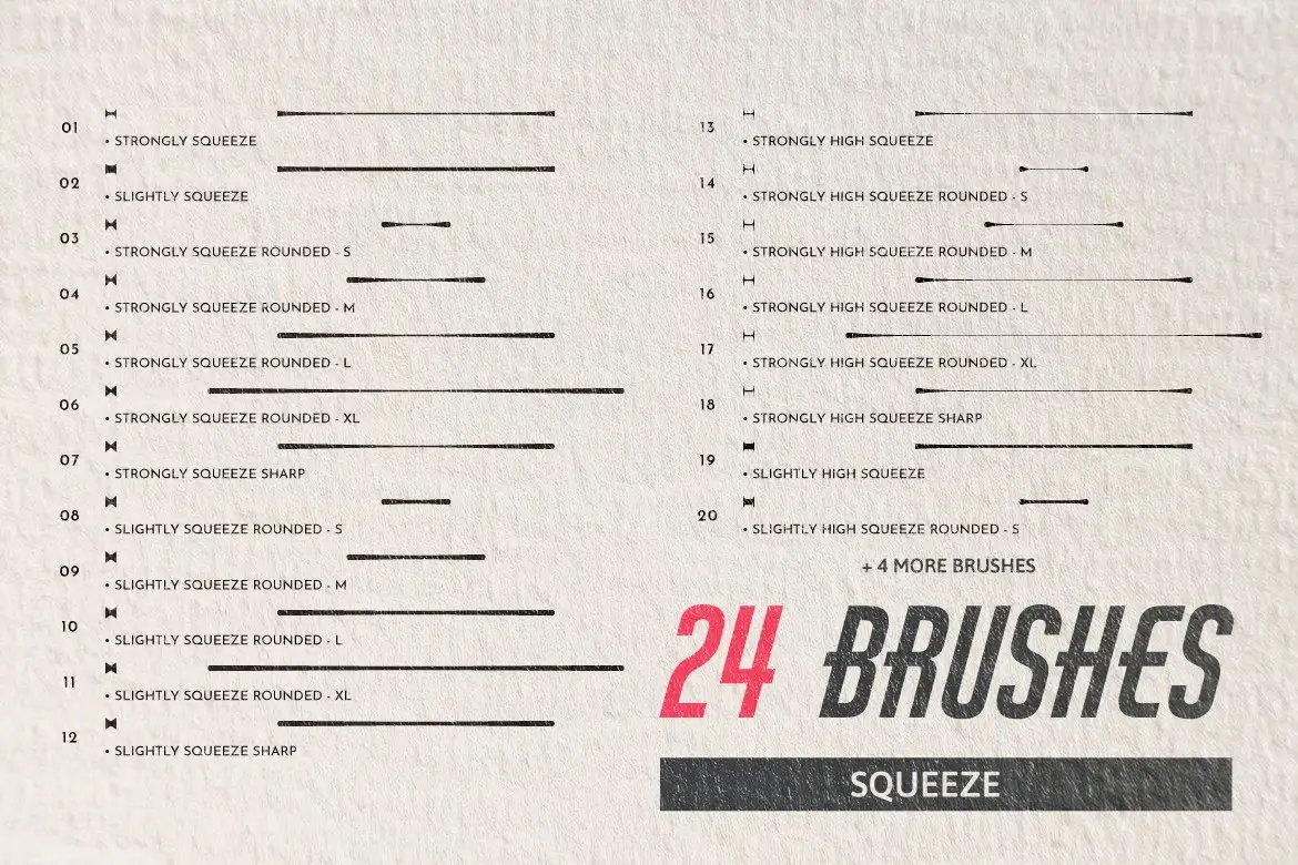 164 Cartoon Vector Brushes For Adobe Illustrator