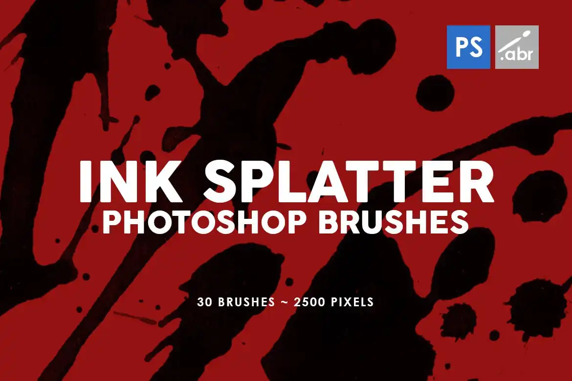 30 Acrylic Texture Photoshop Brushes for Procreate