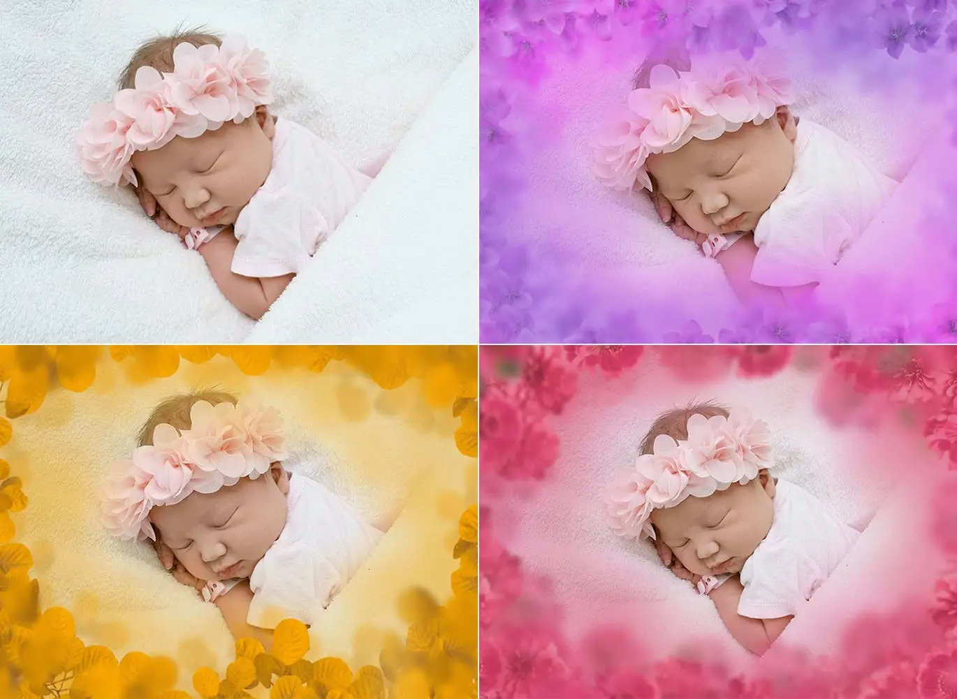 35 Floral Texture Background Overlays