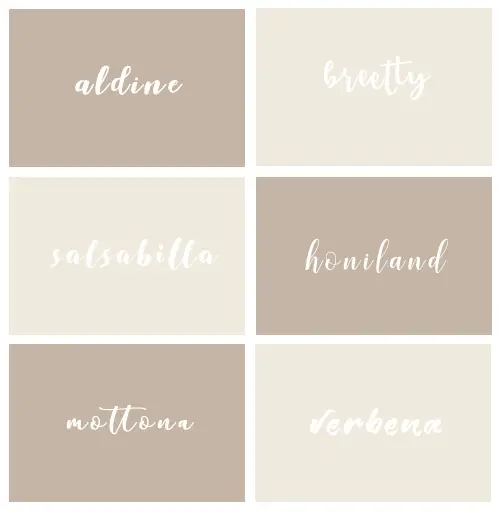 40+ Handwritten Script Fonts Collection Vol