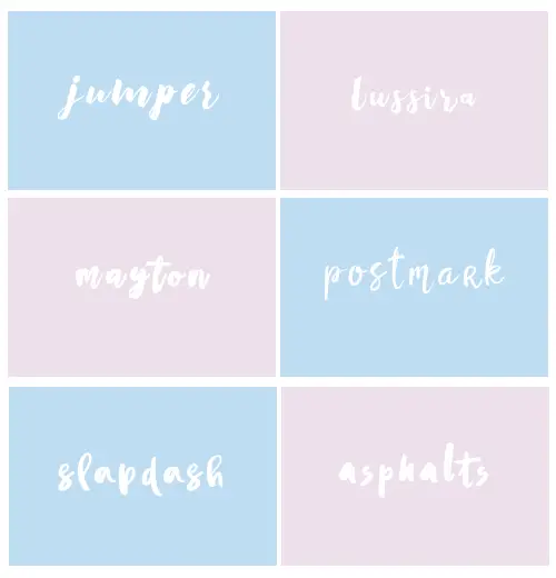 40+ Handwritten Script Fonts Collection Vol