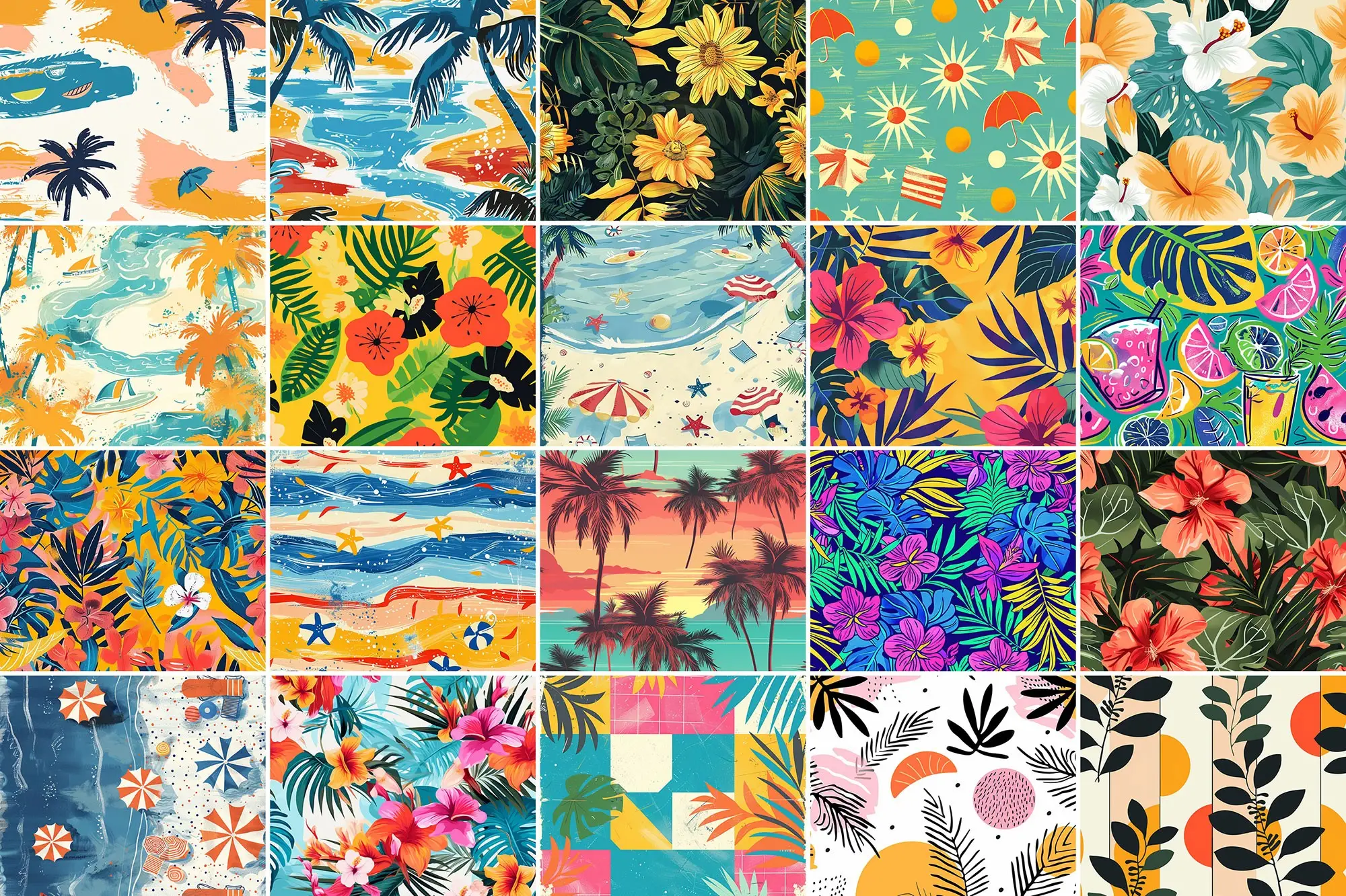 400+ Summer Patterns for Creative Designs