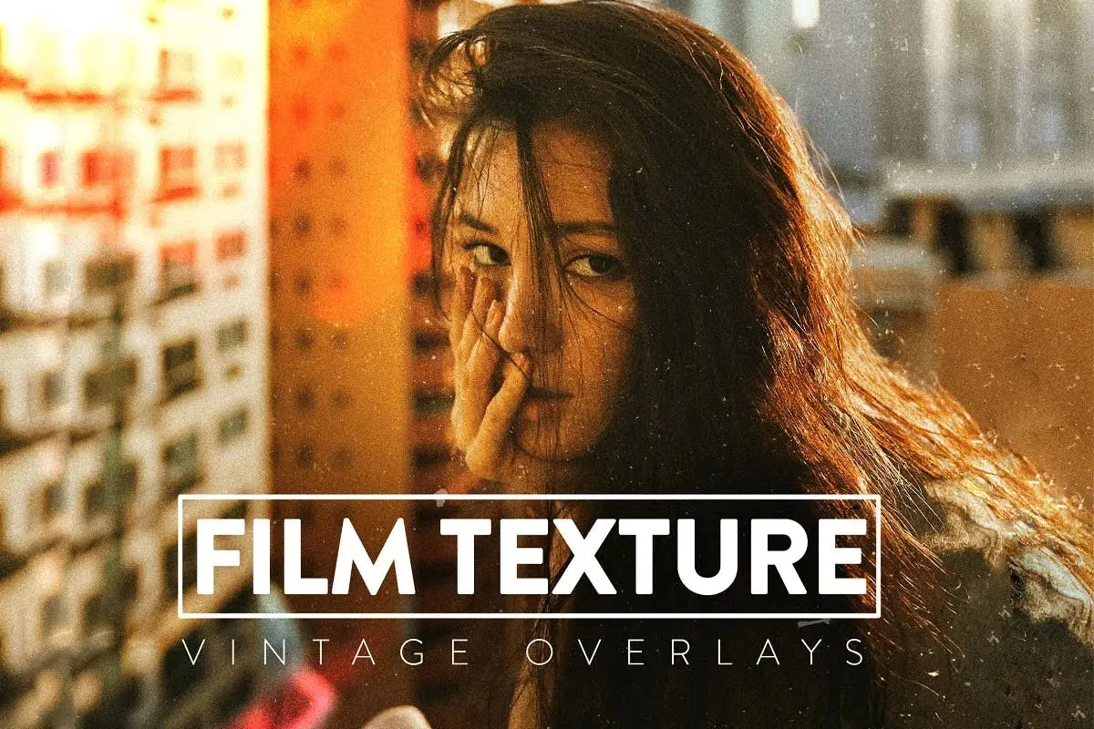 50 Film Grain Textures Overlays