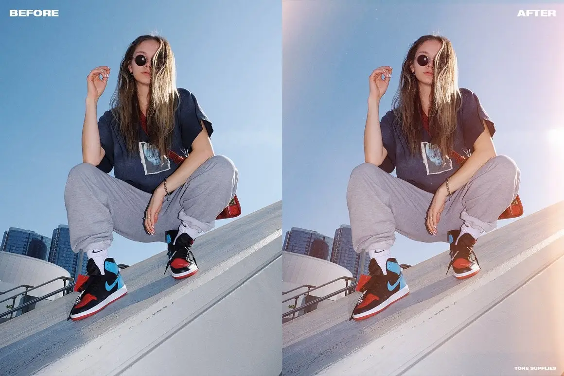 60 Retro Analog Light Leak Overlays - Enhance Your Photos