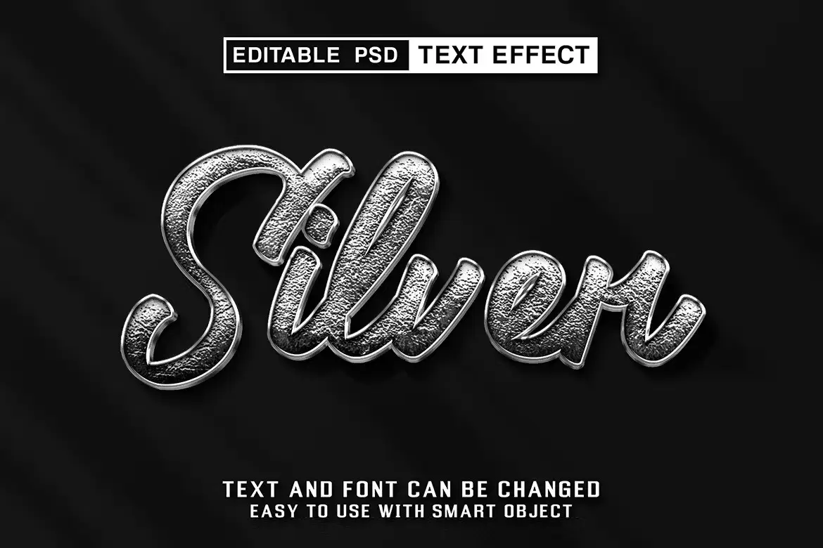 9 Styles of Editable PSD Text Effect