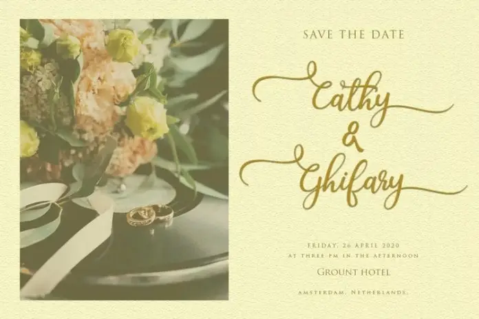 Birthday Calligraphy Font - Elegant Script Typeface